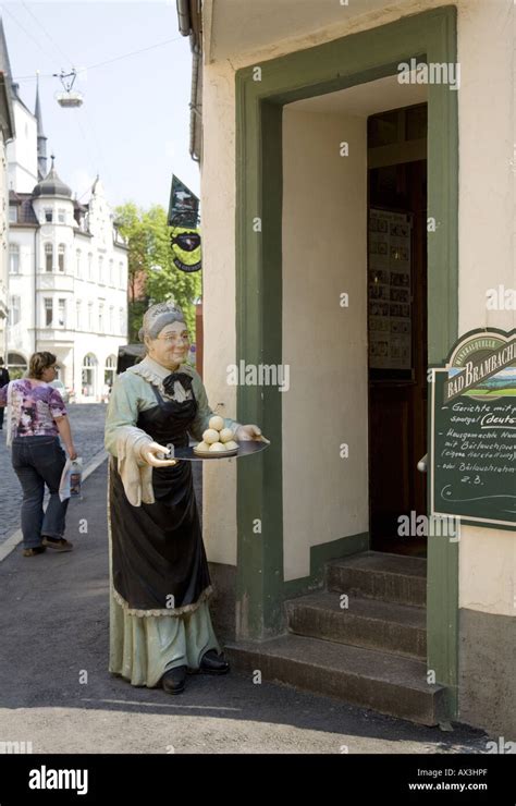 Gasthaus Scharfe Ecke Traditional Restaurant Weimar Germany Stock
