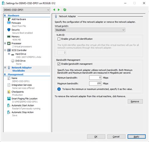 limiting hyper v bandwidth using pfsense deployment research