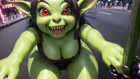 Goblin Girl Tram Hitching By Amorphant On Deviantart