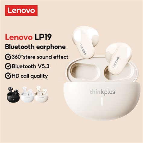 Phạm Thoại x Lenovo Tai Nghe Bluetooth Không Dây Lenovo LP19 Tws Âm
