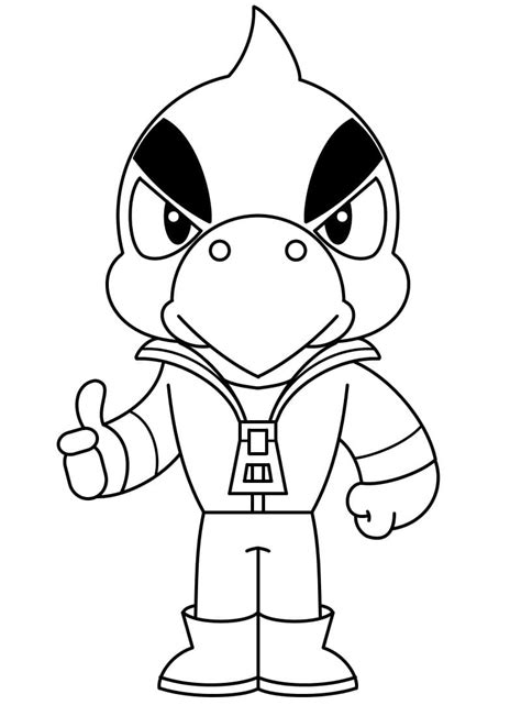 Målarbild Buzz Brawl Stars Skiv Ut Gratis På