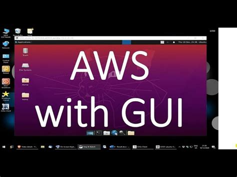 2021 Add A Gui On An Aws Linux Vm Ubuntu 2004 Tutorial Remote Control It With X2go