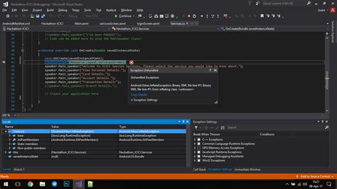 C Androidviewsinflateexception Binary Xml File Line 1 Stack