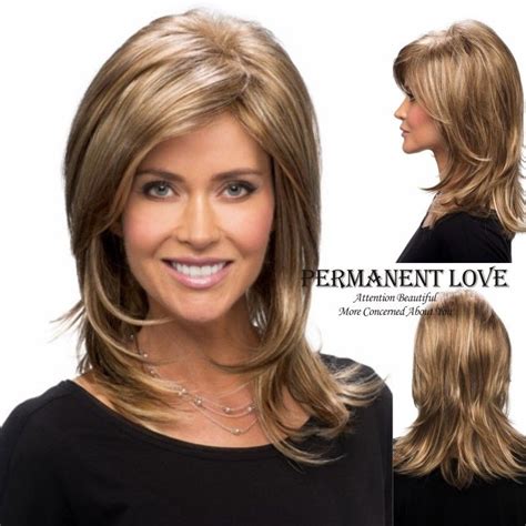 Long Layered Hairstyles With Bangs For 2017 Medium Long Brown Wigs