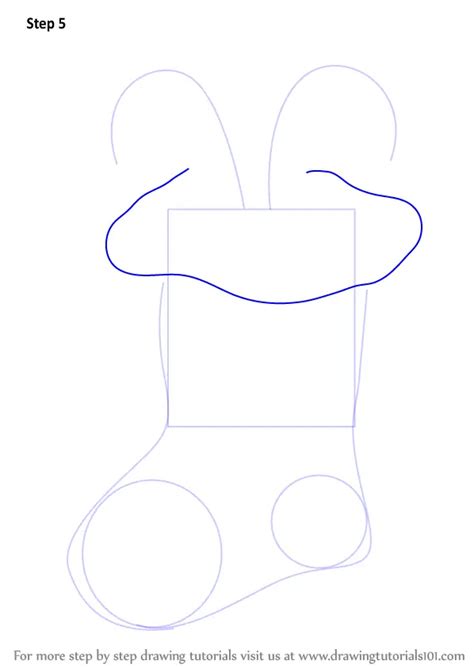 Step By Step How To Draw A Christmas Stocking DrawingTutorials101