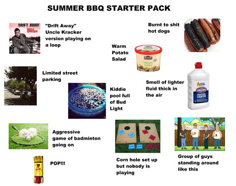 Average Summer Bbq Starter Pack Rstarterpacks
