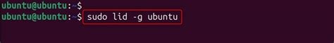 Lid Command In Linux