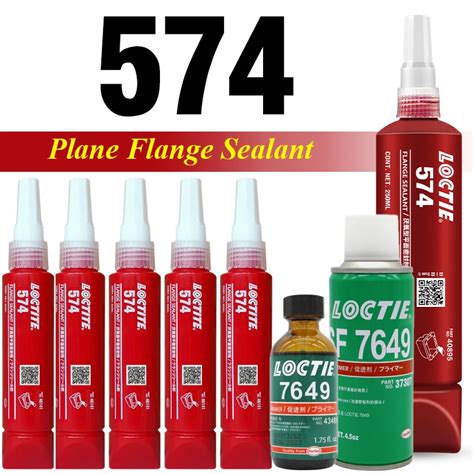 록타이트 574 무산소 평면 플랜지 실란트 고온 내유성 접착제 Sf 7649 접착제 경화 촉진제 50ml 250ml