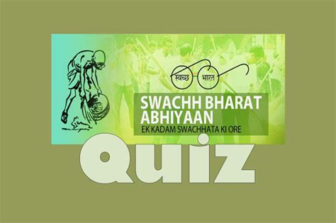 Swachh Bharat Abhiyan Quiz Bookends