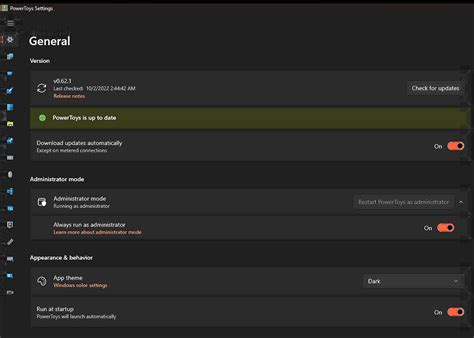 PowerToys Settings UI Visual Bug Issue 20974 Microsoft