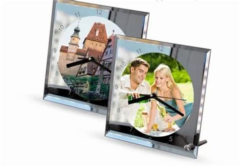 Bl14 Sublimation Glass Clock At Rs 210piece Glass Clock In Noida