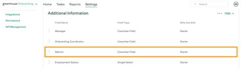 Add Or Edit A Field Greenhouse Support