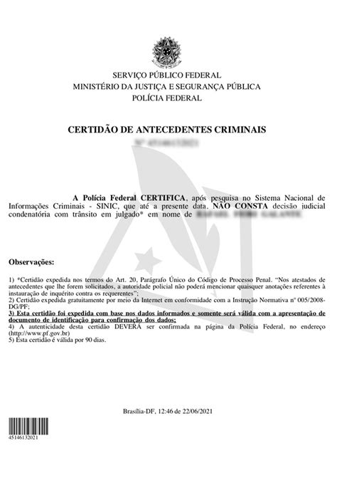 Certidão de antecedentes criminais Documento no Brasil Descubra a