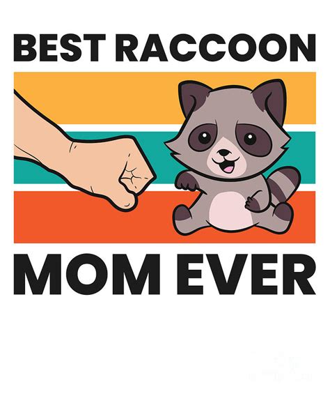 Best Raccoon Mom Ever Tapestry Textile By EQ Designs Fine Art America