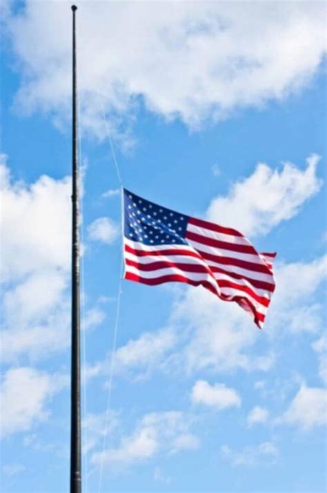 Fly The United States Flags At Half Staff Monday May 26 2025 From
