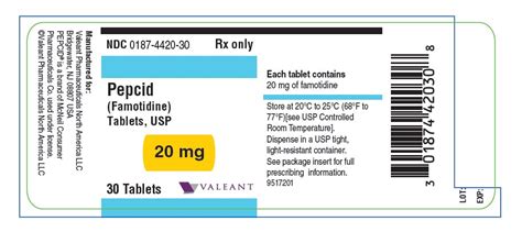 Pepcid Famotidine Tablet Film Coated