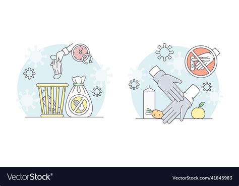 Personal Protective Equipment Medical Mask Vector Image