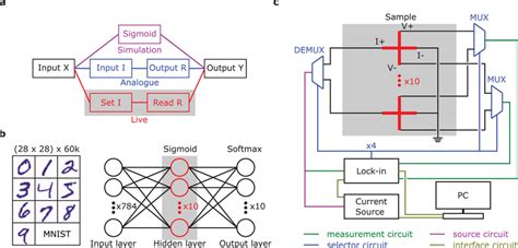 Network And Circuit For Training A Schematic Illustration Of Three