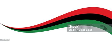 빨강 검정 및 녹색 배경은 범 아프리카 국기의 색상입니다 Juneteenth와 흑인 역사의 달을 위해 Juneteenth에 대한 스톡 벡터 아트 및 기타 이미지 Istock