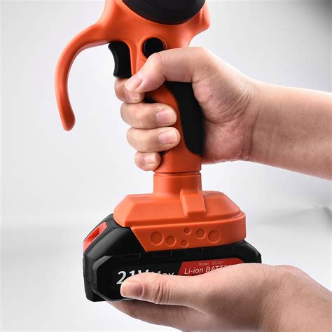 Мини моторен трион аксесоари Juemel 6 1 батерия 21v черен оранжев Emag Bg