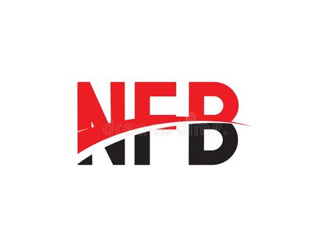 Nfb Letter Initial Logo Design Vector Illustration Stock Vector