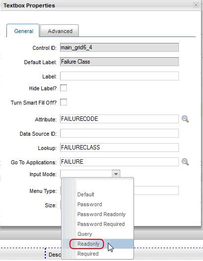 Setting A Field As Read Only Maximo