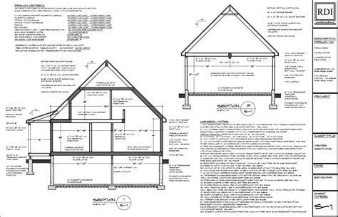 Cross Sections Drawings Residential Design Inc