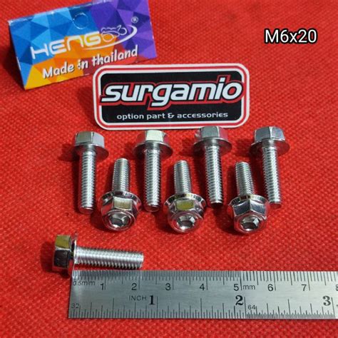 Jual Baut Probolt Stainless Kunci X Baut Drat Panjang Cm Heng Thailand Shopee Indonesia