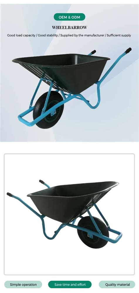 High Performance Metal Wheelbarrow Wheel Barrow Hot Sale Wheel Barrow