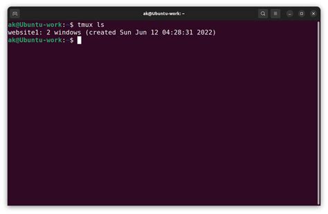 Managing Tmux Sessions Linux Consultant