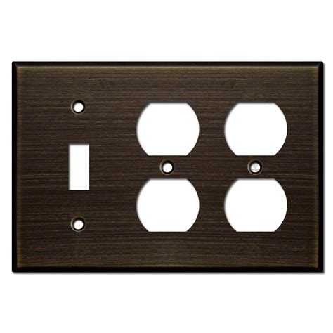 Industrial Age Light Switchplates In Bronze Kyle Design