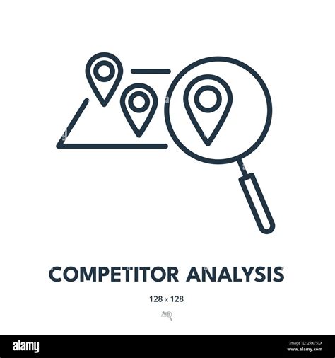 Competitor Analysis Icon Market Research Comparison Strategy