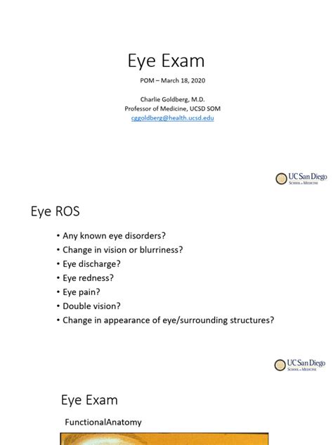 Eye Exam Pdf Human Eye Visual Acuity