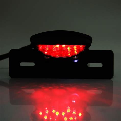 Qiilu feu stop Feu arrière de moto à LED pour frein arrière feux de