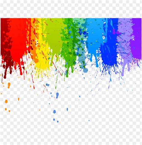 Colorful Paint Splatters Png PNG Transparent With Clear Background ID