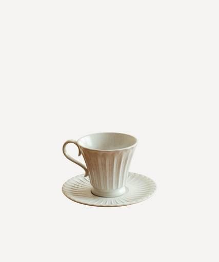 Shush Grace Tapered Cup And Saucer Set Glassette