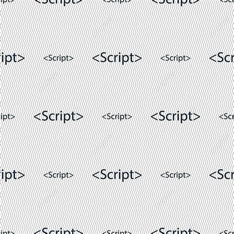 Icon Of Script Sign With Geometric Shapes Forming Seamless Abstract