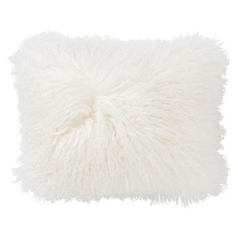 Mongolian Lamb Pillow Cover Mongolian Fur Pillow Fur Pillow Pottery