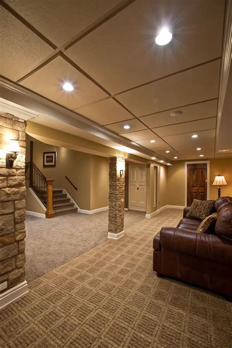 How To Make The Most Of A Basement With Low Ceilings Light And Layer