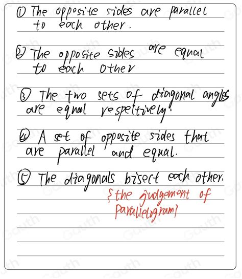 Solved What Are The Ways On How To Proved That Quadrilateral Are Parallelogram [math]