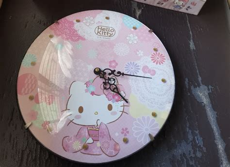 Hk Sakura Clock Furniture And Home Living Home Decor Clocks On Carousell