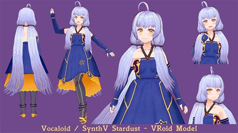 Vocaloid Synthesizer V 星尘 Stardust Vroid Model R Vroid