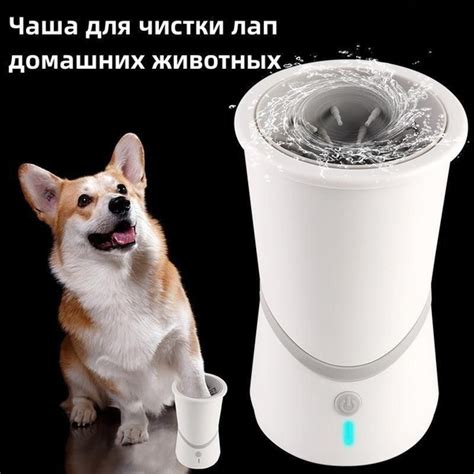 лапомойка для собак электрическая для средних и крупных собак весом от ...