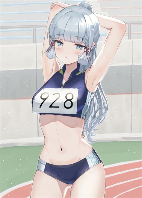 Kamisato Ayaka Genshin Impact Drawn By Higuma29 Danbooru