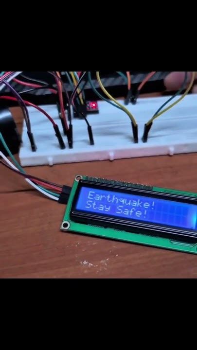 Earthquake Detector Using Arduino And Mpu 6050 Project Youtube