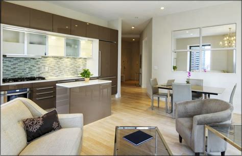 Small Living Room With Small Kitchen Living Room Home Decorating