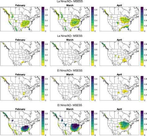 Figure 3 From Predictability Of A Tornado Environment Index From Enso