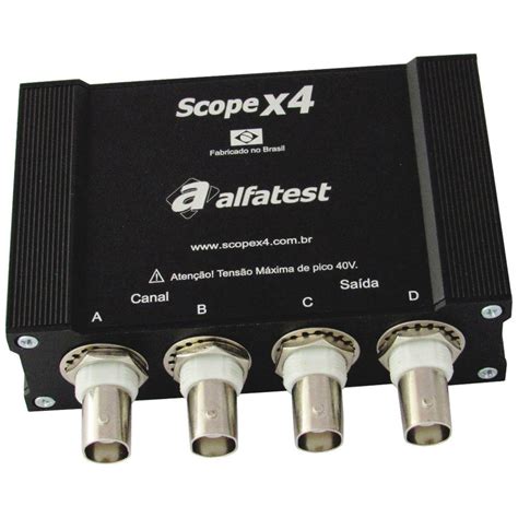 Osciloscópio Automotivo Scope X4 ALFATEST 52201001