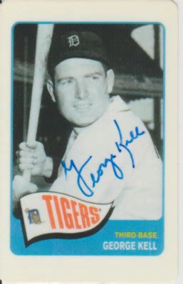 George Kell Authentic Signed Autographed Trading Card Coa Ebay