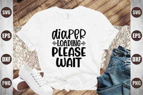 14 Diaper Loading Please Wait Svg Designs Graphics